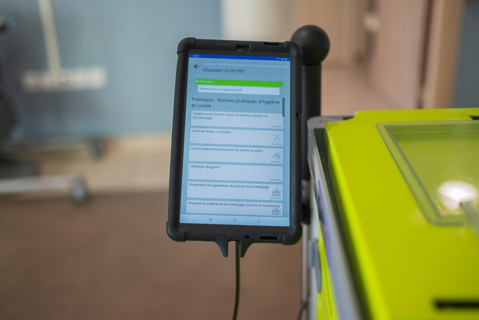 SASHA, la tablette pour l'évaluation de l'hygiène - SASHA® Pilotez vos ...